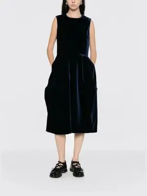 Comme Des Garçons Sleeveless Velvet Dress