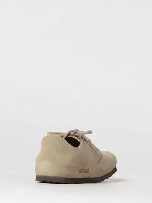 BIRKENSTOCK Suede Lace Up Derby Shoes - Grey
