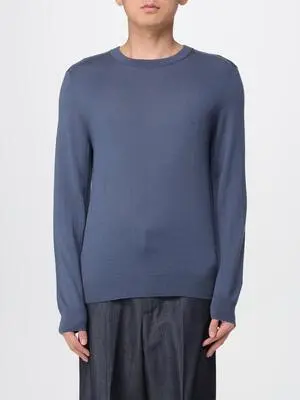 Paul Smith Crew Neck Jumper - Gnawed Blue