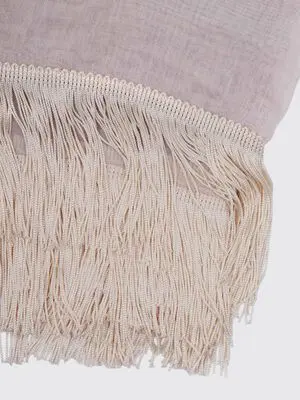 Faliero Sarti Silk Blend Scarf With Fringes