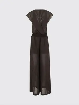 Pinko V-neck Sleeveless Jumpsuit