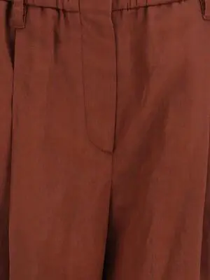 Brunello Cucinelli Wide-leg Trousers - Red