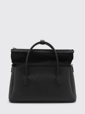 MAISON MARGIELA Grained Leather And Canvas East West Bag