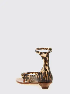 Chloé Jelly Pvc Animal Print Sandals