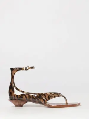 Chloé Jelly Pvc Animal Print Sandals - Multicolor