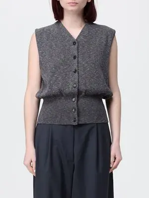 CORDERA Cotton Knit Vest - Grey