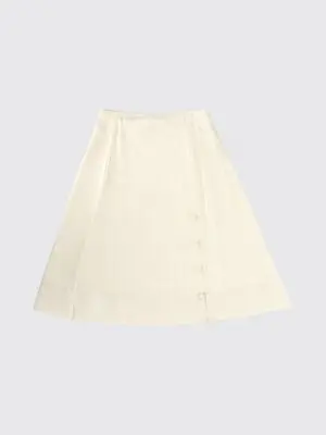 JIL SANDER Satin Midi Skirt