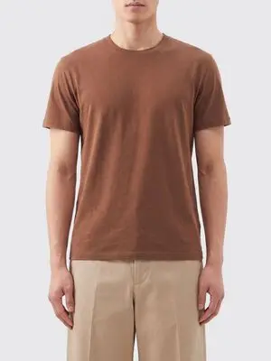 TOM FORD Crewneck Lyocell And Cotton Blend T-shirt - Brown