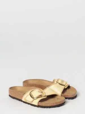 BIRKENSTOCK Madrid Big Buckle Raffia Sandal