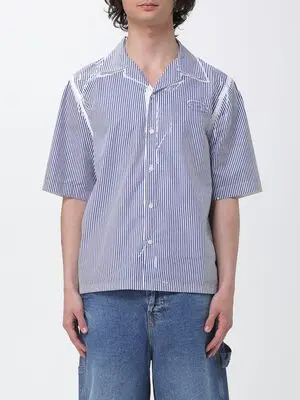 DIESEL® Striped Cotton Casual Shirt - White