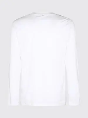 TOM FORD Long-sleeved T-shirt In Cotton And Modal Blend - White