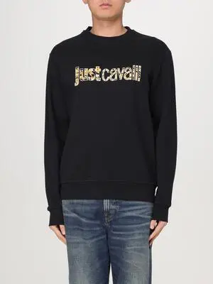 Just Cavalli Crewneck Sweatshirt With Logo Detail