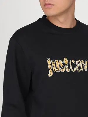 Just Cavalli Crewneck Sweatshirt With Logo Detail