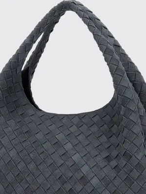 Bottega Veneta Campana Woven Suede Bag