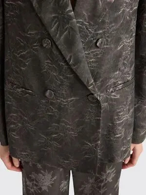 Momoni Double-breasted Jacquard Viscose Blazer