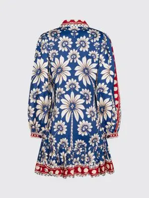 Farm Rio Floral Print Viscose Mini Dress
