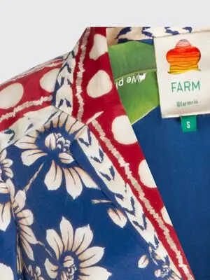 Farm Rio Floral Print Viscose Mini Dress