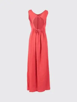 Aspesi Linen Long Dress - Orange
