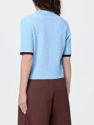 Pinko Viscose Blend Polo Cardigan
