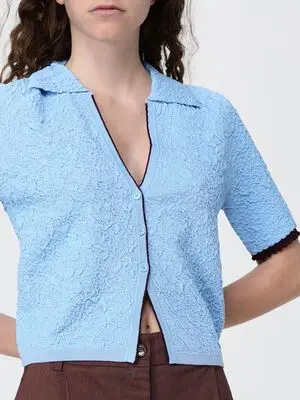 Pinko Viscose Blend Polo Cardigan