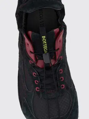 Bottega Veneta Orbit Flash Suede And Nylon Sneakers