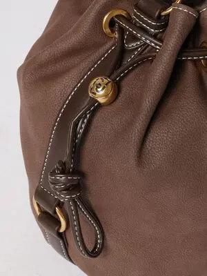 Liu Jo Synthetic Leather Bucket Bag - Coffee