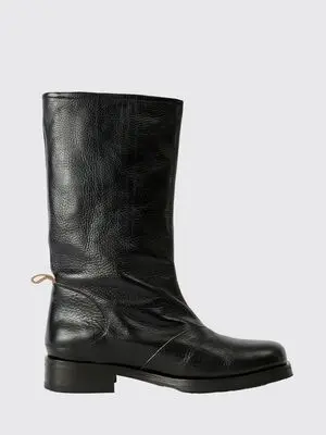 Our Legacy Haul Hammered Leather Boot - Black