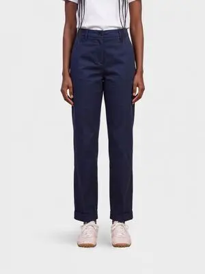 Aspesi Slim Fit Stretch Cotton Trousers - Blue