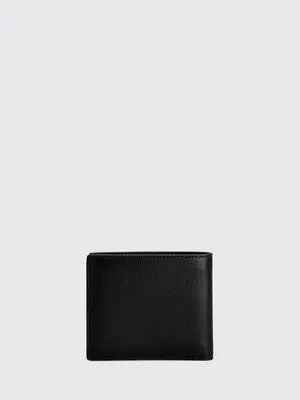 TOD'S T Timeless Grained Leather Wallet - Black