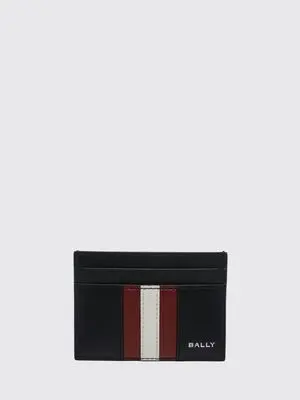 Bally Calf Leather Card Holder - Black