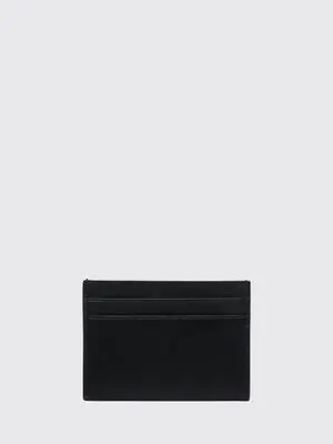 Bally Calf Leather Card Holder - Black