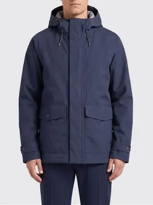 SAVE THE DUCK Cotton Hooded Parka - Blue