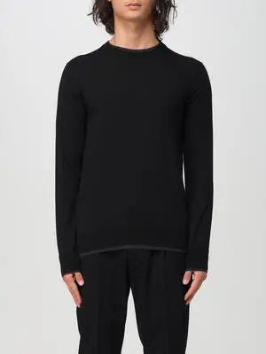 PAOLO PECORA Crew Neck Jumper - Black