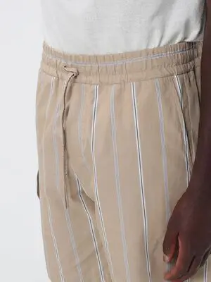 PAOLO PECORA Striped Virgin Wool Shorts