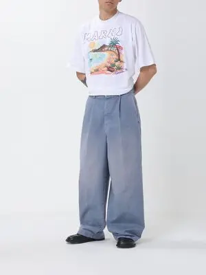Marni Cotton Wide-leg Trousers