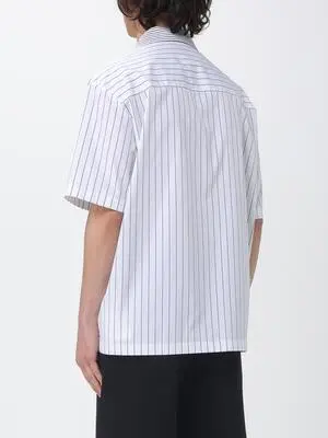 JIL SANDER Striped Cotton Casual Shirt