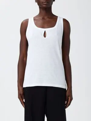 Victoria Beckham Cotton Basic Top - White
