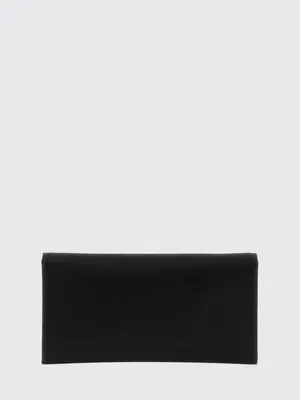 TOM FORD Rectangular Silk Clutch With Metallic Snap Closure - Black