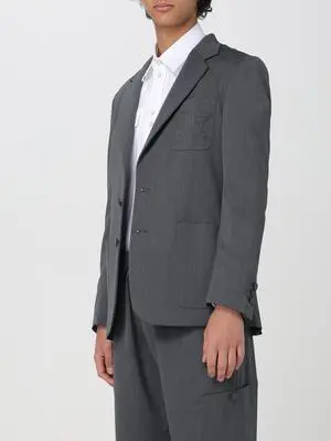 Palm Angels Single Breasted Blazer