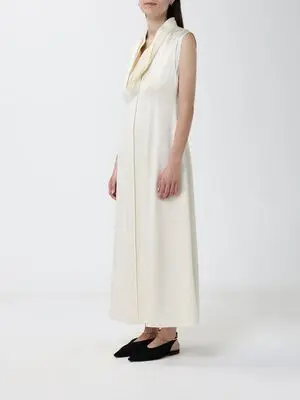 JIL SANDER Sleeveless Midi Dress - Ivory