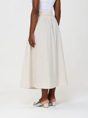 PT TORINO Cotton Poplin Midi Skirt