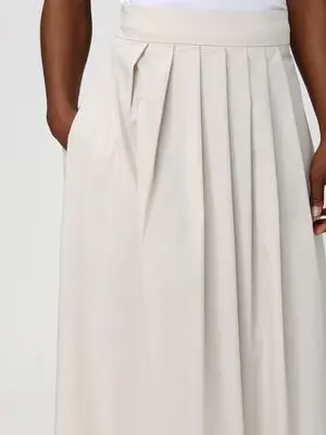 PT TORINO Cotton Poplin Midi Skirt