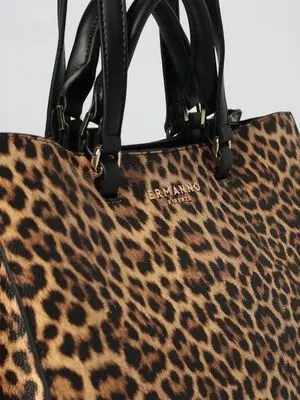ERMANNO FIRENZE Animal Print Tote Bag