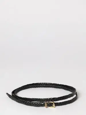 Etro Woven Leather Double-wrap Belt - Black