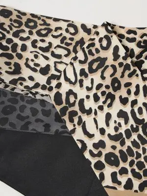 Liu Jo Animal Print Fabric Bandeau