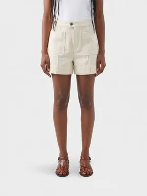 Soeur Cotton Shorts With Patch Pockets