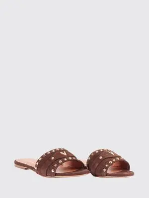 VIA ROMA 15 Suede Mules With Studs
