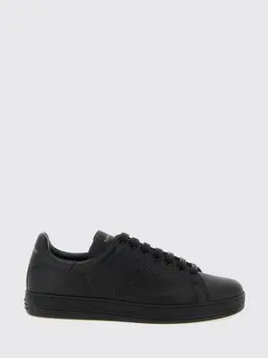 TOM FORD Warwick Sneakers In Grained Leather - Black