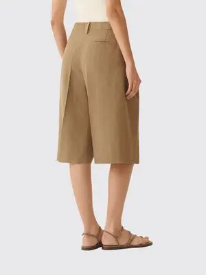 Fabiana Filippi Linen Blend Knee-length Shorts - Mud