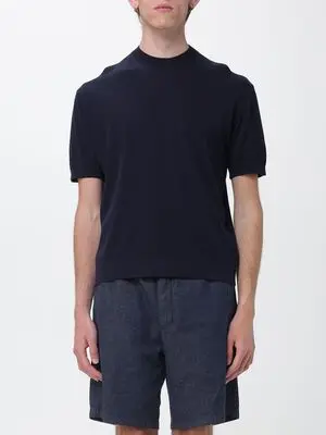 PAOLO PECORA Virgin Wool Crew-neck Sweater - Blue